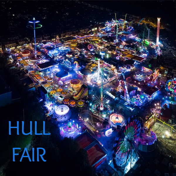 Hull Fair 2 Greetings Card - OctoVision Media's Hull From Above
